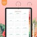 Undated Digital Planner Tropical Digital Life Planner Floral - Etsy
