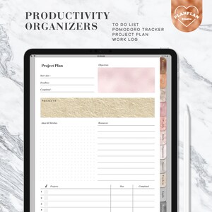Digital Life Planner Goodnotes Planner Undated Rosegold - Etsy