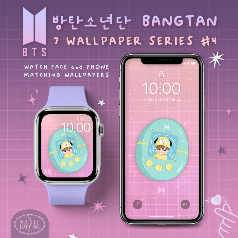 BTS Army Wallpaper Apple Watch Face Bangtan Boys Phone - Etsy