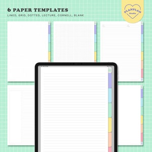 Digital Notebook Pastel, Goodnotes Notebook, Goodnotes Planner ...