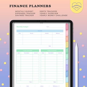 Digital Life Planner, Goodnotes Planner Undated in Pastel, iPad Planner ...