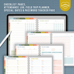 Homeschool Digital Planner, Learning at Home Digital Planner ...