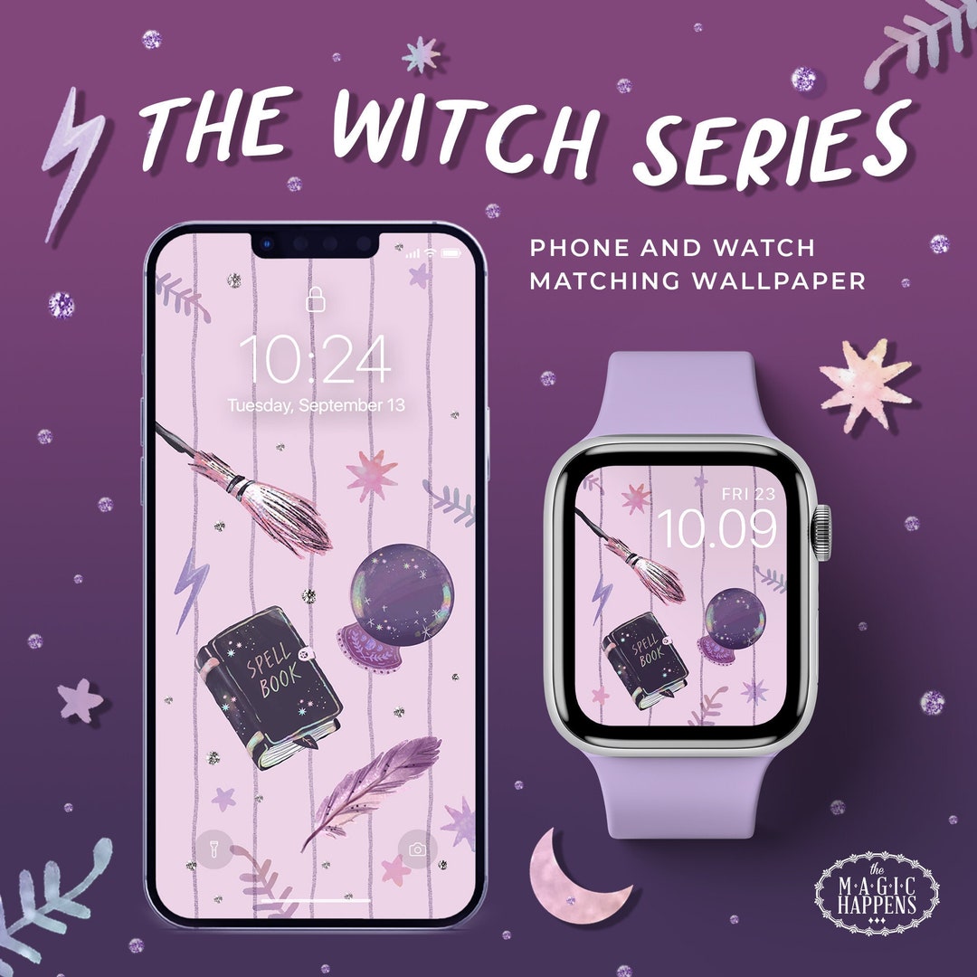Halloween Witch Apple Watch Wallpaper, Boho Witch iPhone Wallpaper, the ...