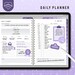 Basic Lilac Digital Planner, Purple Lavender Color iPad Planner ...