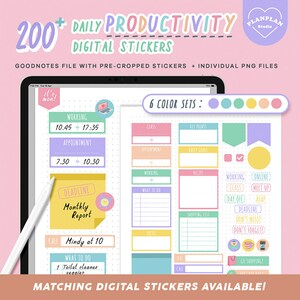 Pastel Leather Digital Planner Cover for Goodnotes Notability A4 ...