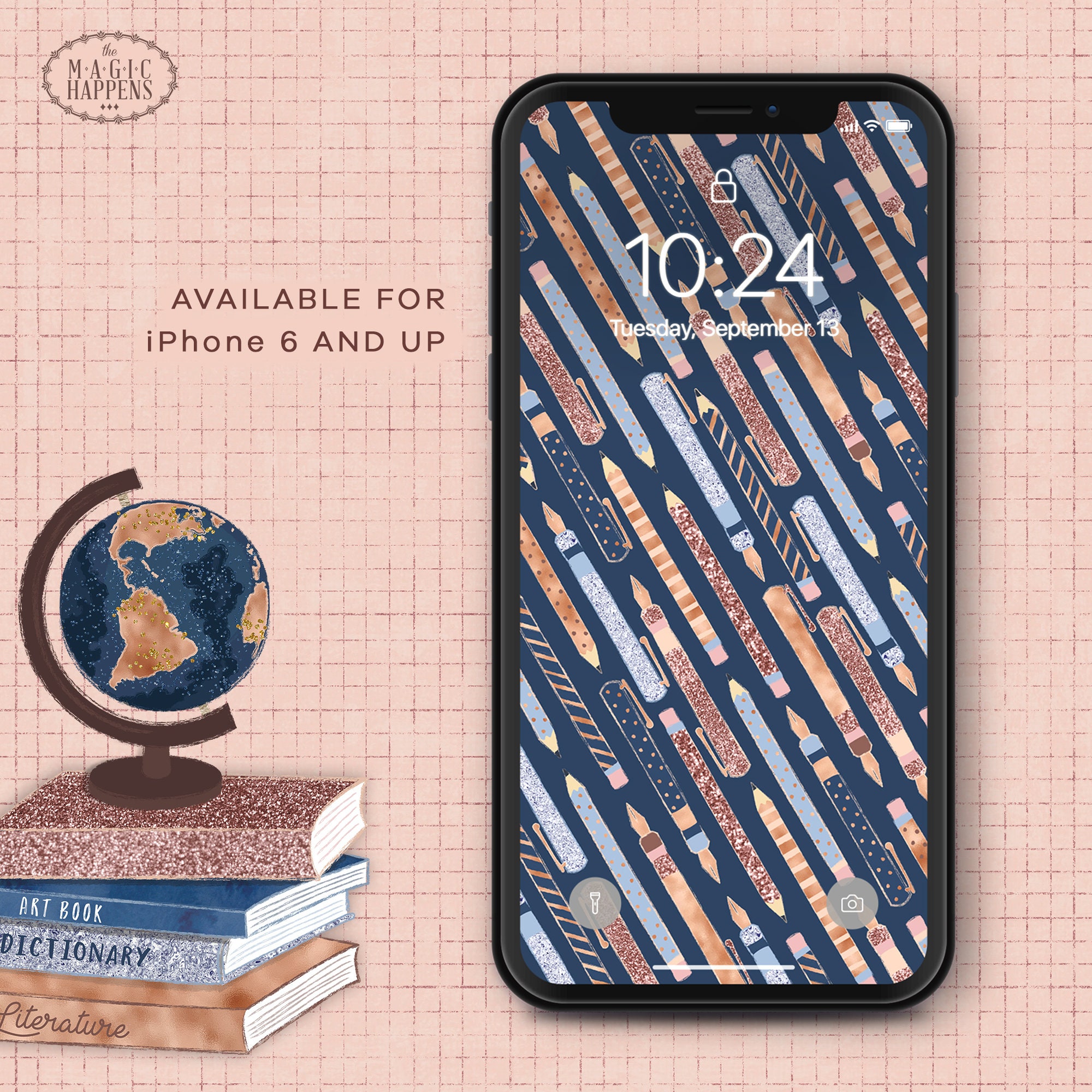 Apple Watch Face Back to School #5, School Watch Face Wallpaper. Study ...