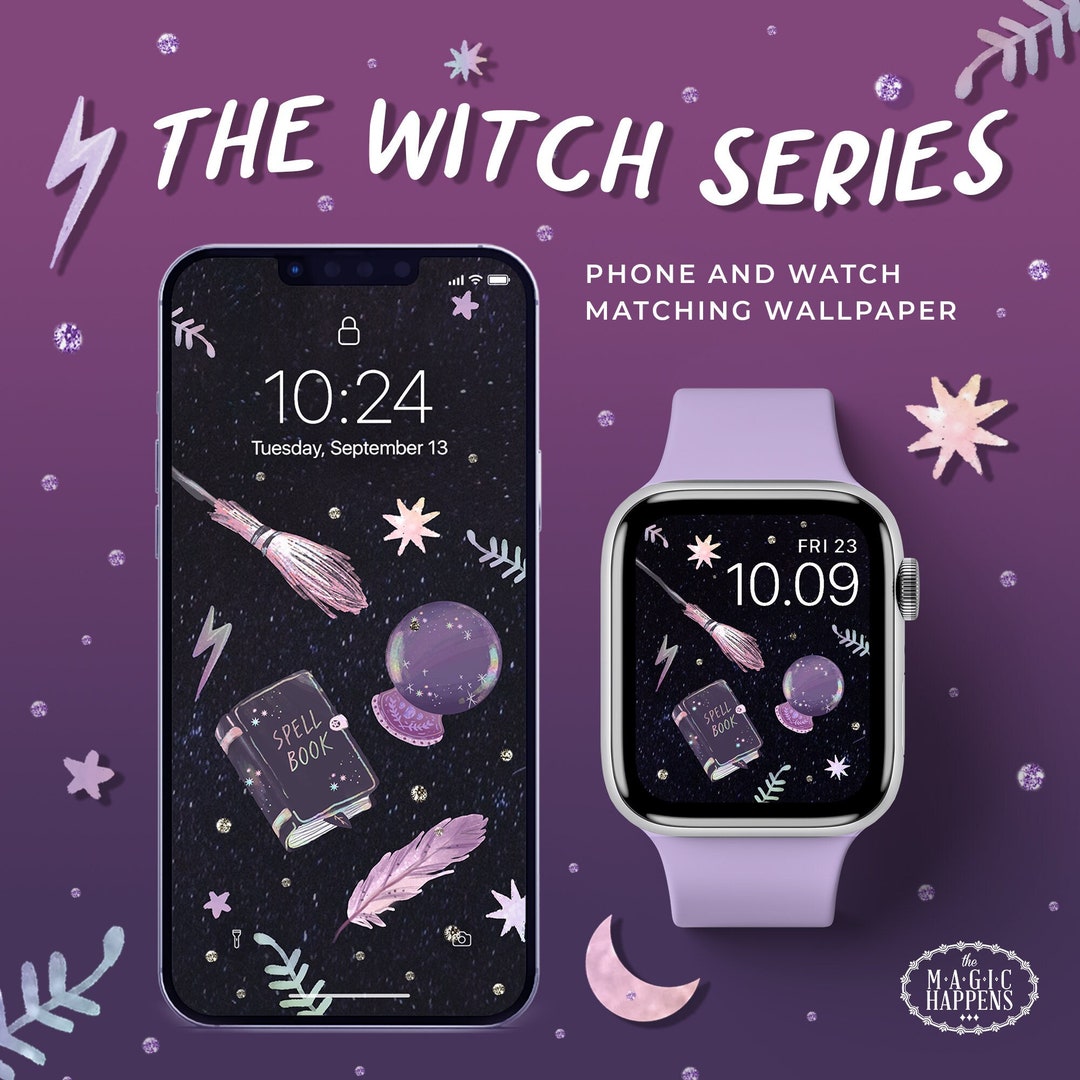Halloween Witch Apple Watch Wallpaper, Boho Witch iPhone Wallpaper, the ...