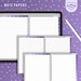 Basic Lilac Digital Planner Purple Lavender Color iPad - Etsy