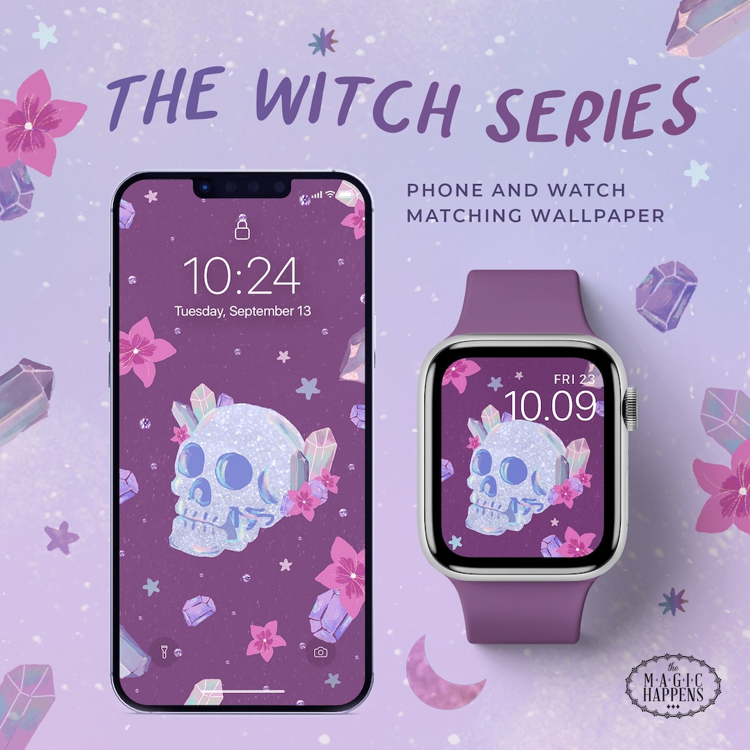 Halloween Witch Apple Watch Wallpaper, Boho Witch iPhone Wallpaper, the ...
