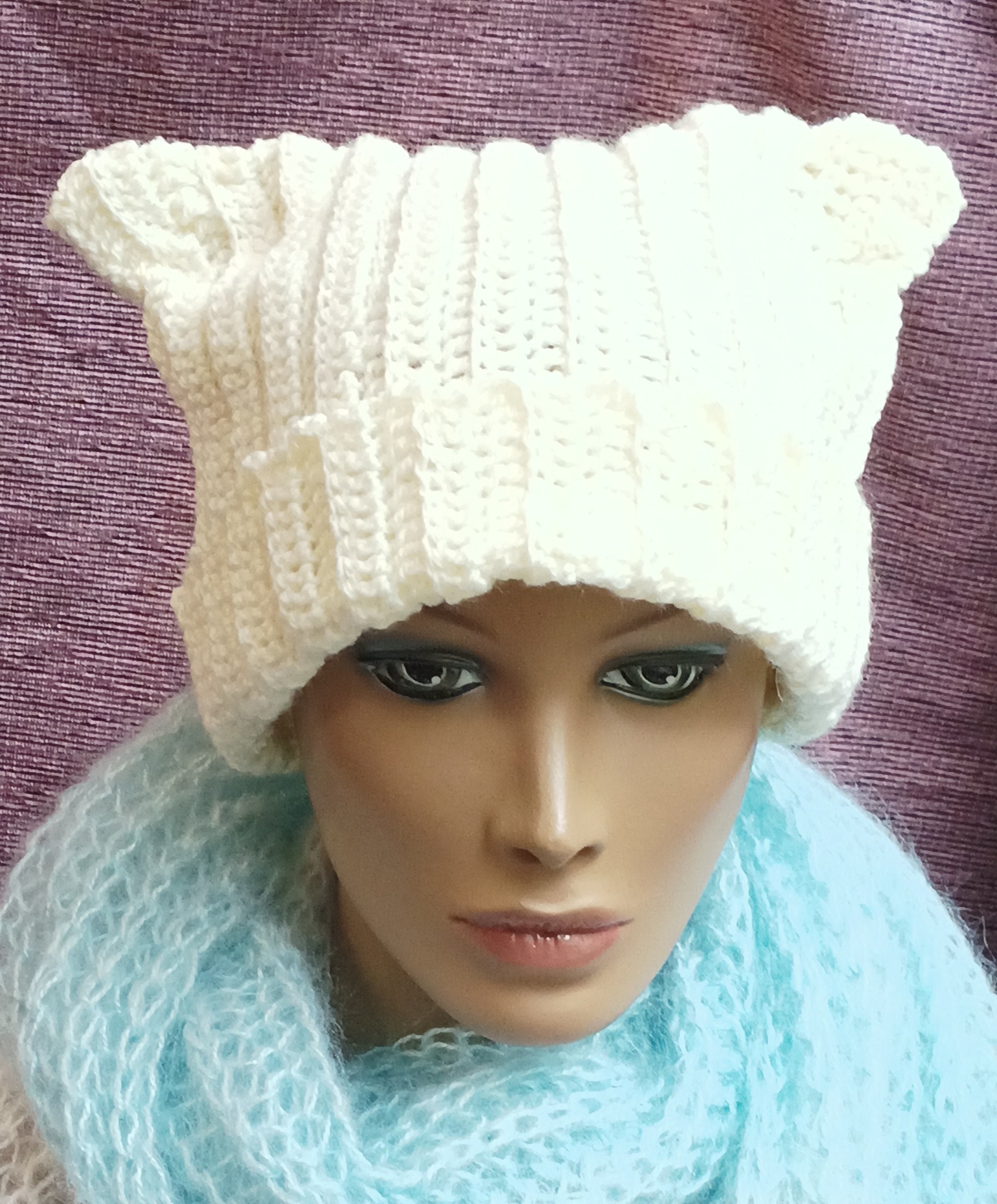 Twenty One Pilots Inspired Clancy Hat , Crochet Cat Beanie , Clancy ...
