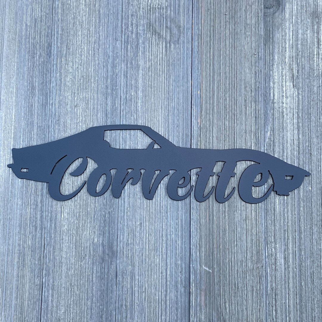 C3 Corvette Legacy: Metal Sign Cutout (1968-1982) - Etsy