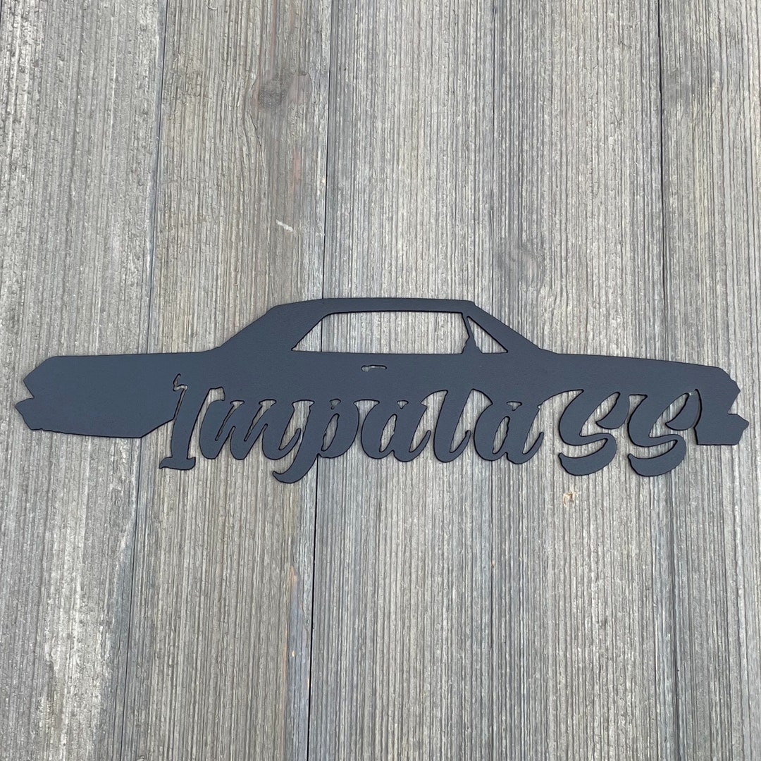Impala SS Metal Sign Cutout - Etsy