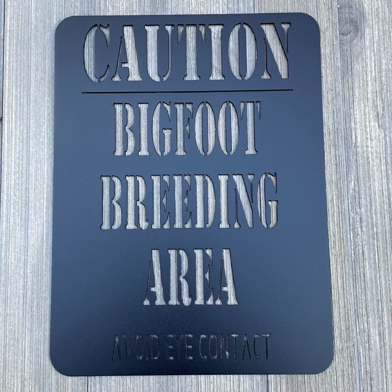 Breeding Area Warning Sign - Etsy