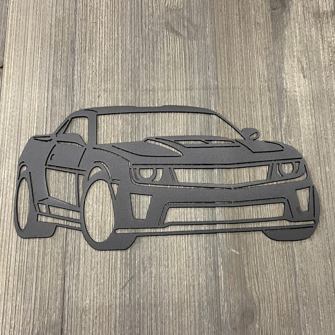 Modern Camaro - 5th Generation - 2010-2015 - Metal Sign Cutout - Etsy