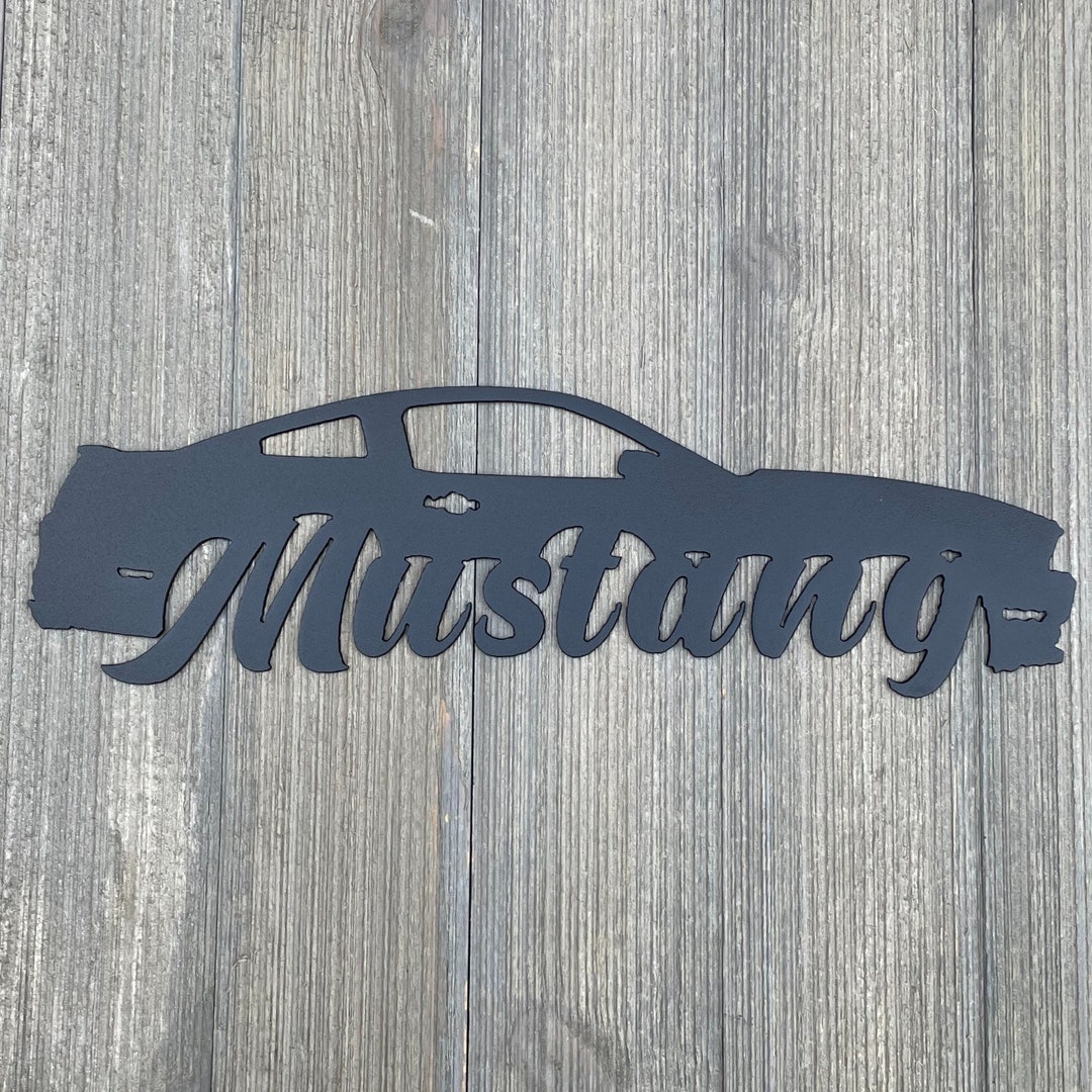 5th Generation Mustang - 2005-2014 - Metal Sign Cutout - Etsy