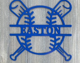 Metal Baseball Sign | Etsy