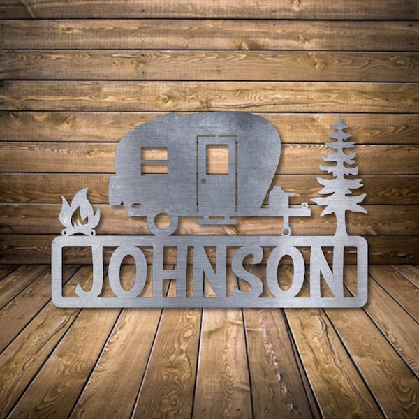 Camper Signs Personalized - Etsy