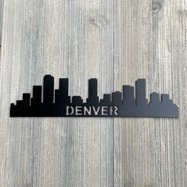 Denver Skyline - Etsy