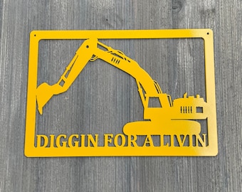 Metal Sign Excavator - Etsy