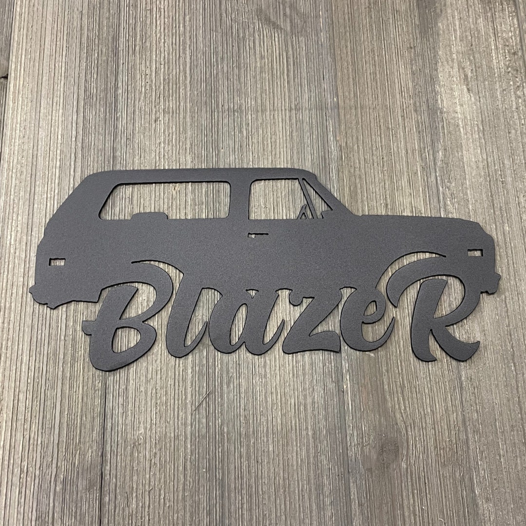 Classic Blazer - 1st Generation 1969-1972 Metal Sign Cutout - Etsy