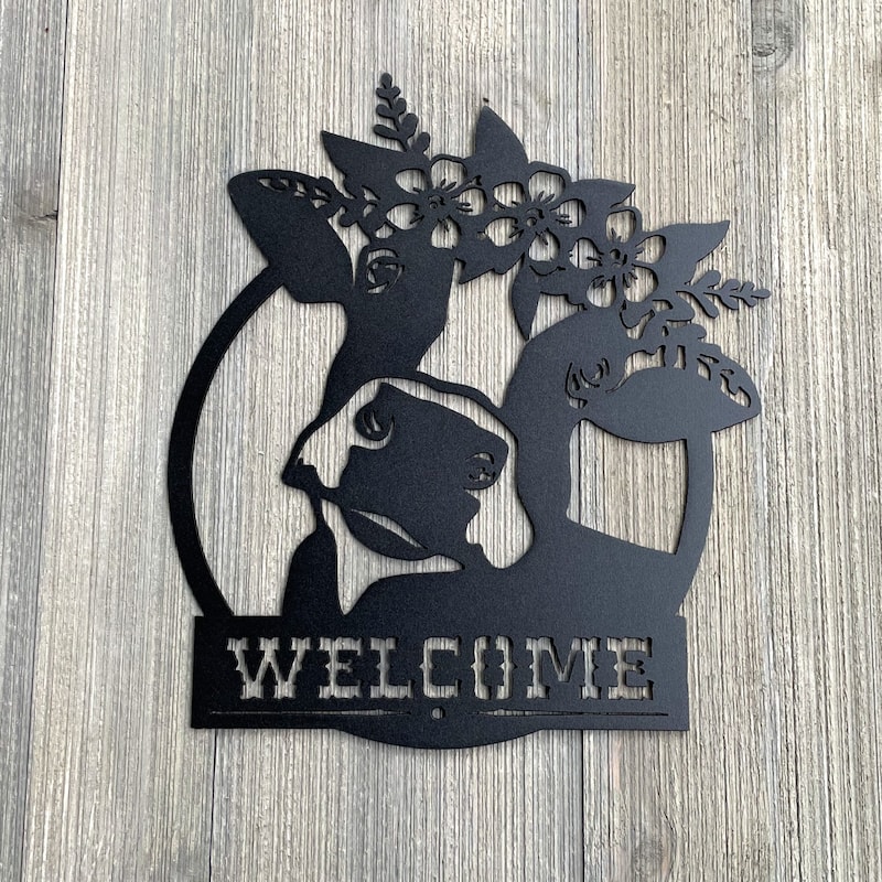 Metal Cow Sign - Etsy