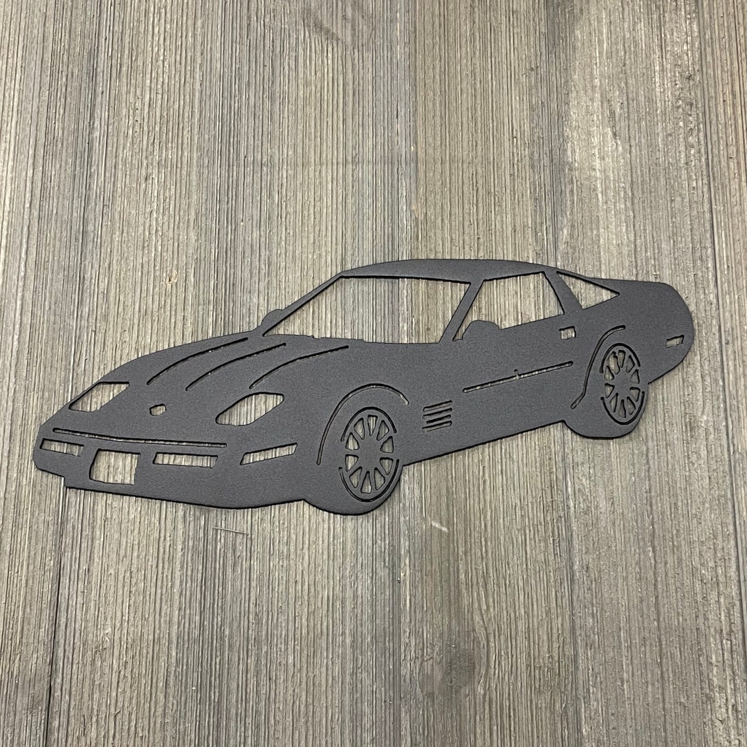 Sleek C4 Corvette - 4th Generation Metal Sign - 1984-1996 - Etsy
