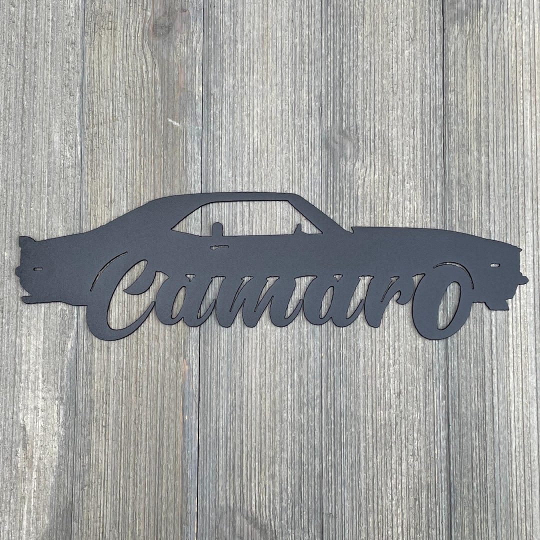 Second Generation Camaro Metal Sign Cutout (1970-1981) - Etsy