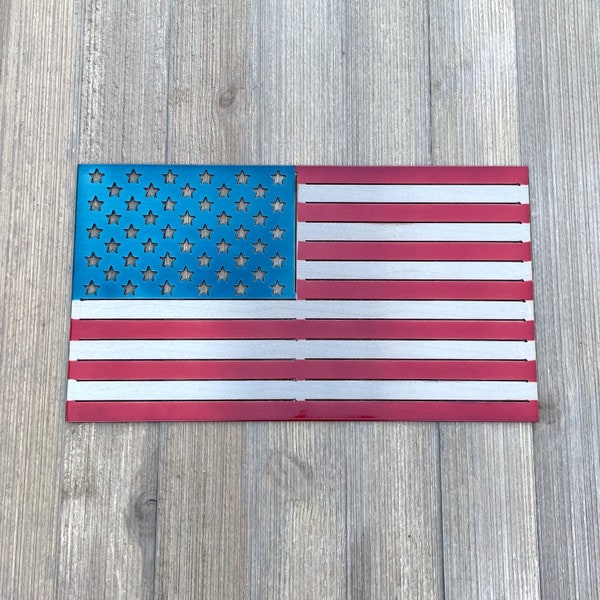 Metal American Flag - Etsy
