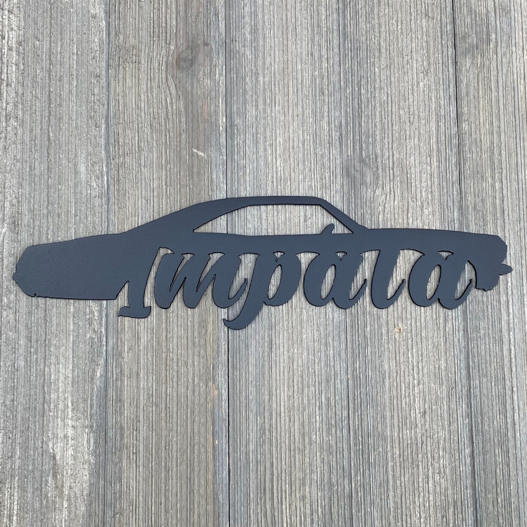 1965 Chevy Impala Metal Sign Cutout - Etsy