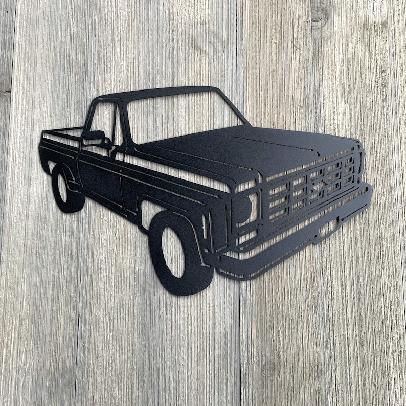 1977 Chevy C10 Metal Sign Cutout '77 C10 Powder Coated - Etsy