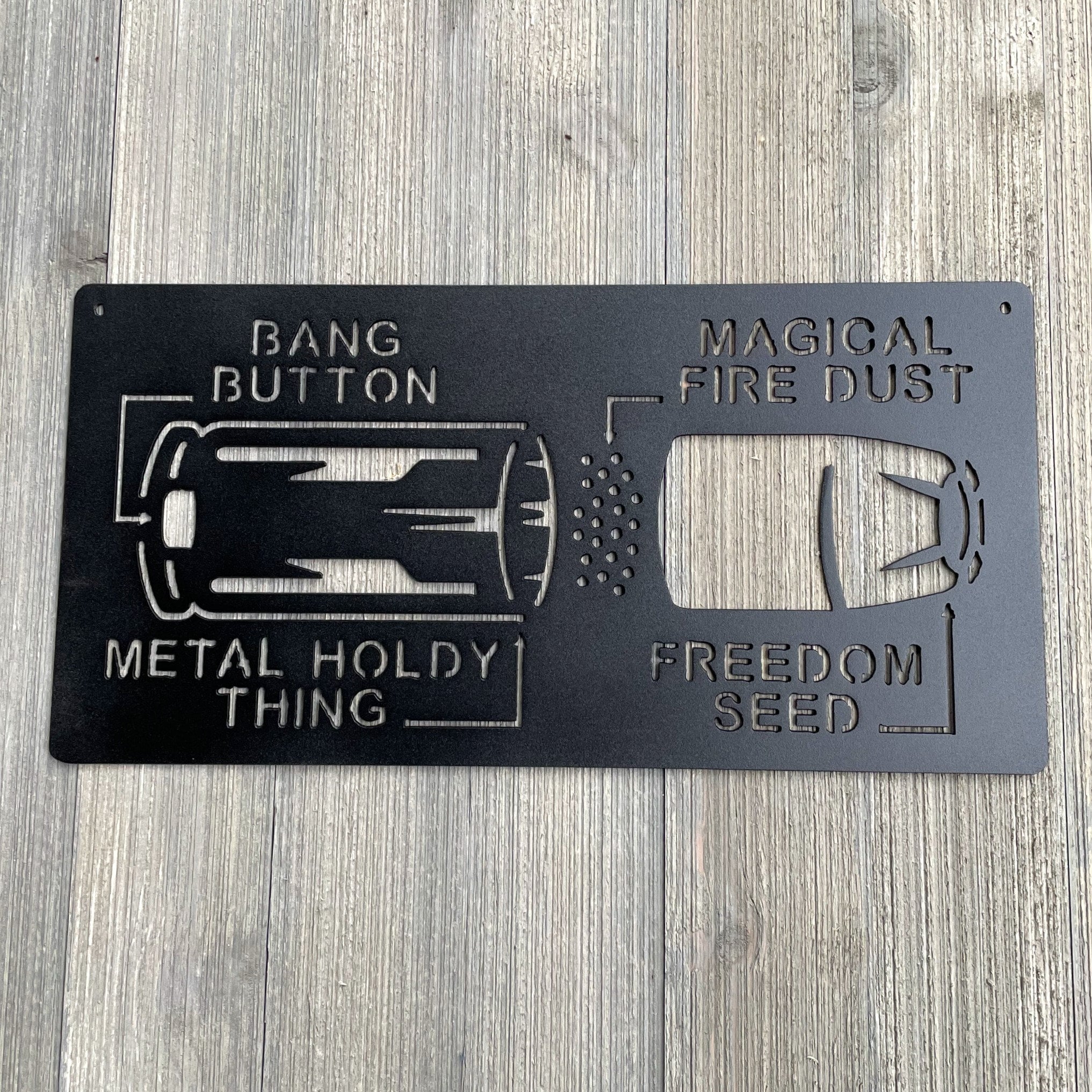 Anatomy of a Bullet Metal Sign Cutout - Detailed and Educational | eBay