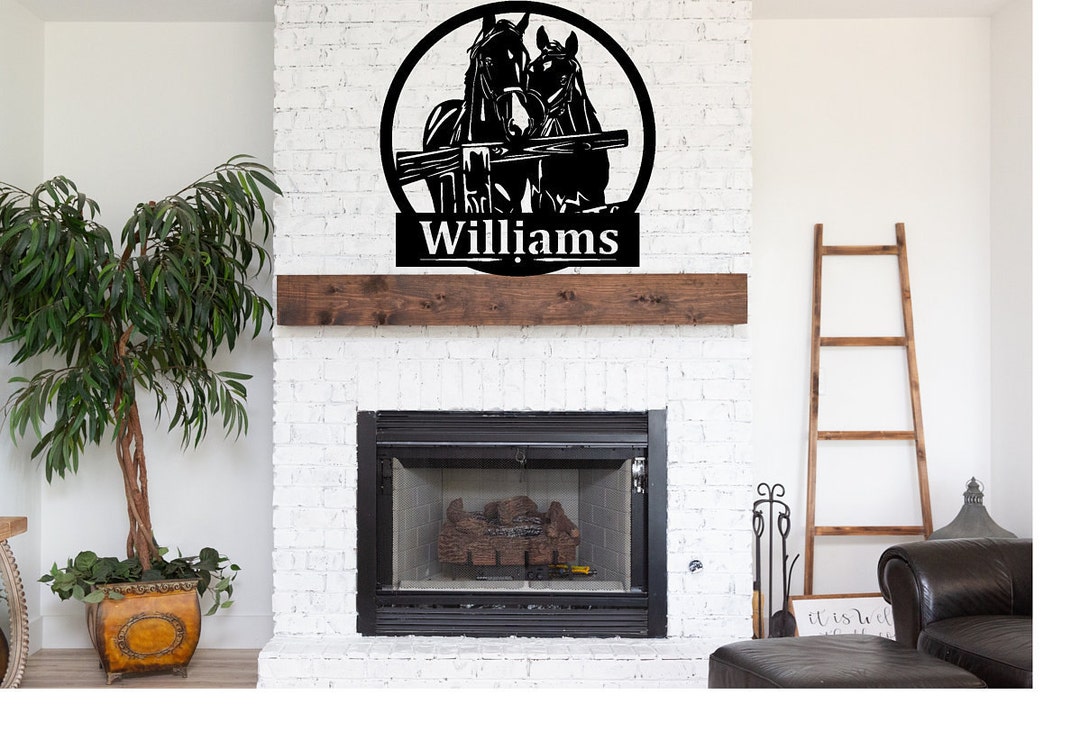 Personalized Horse Monogram - Custom Horse Name Sign - Personalized ...