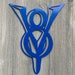 V8 Logo Metal Sign Cutout - V8 Powder Coated Metal Sign - Classic ...