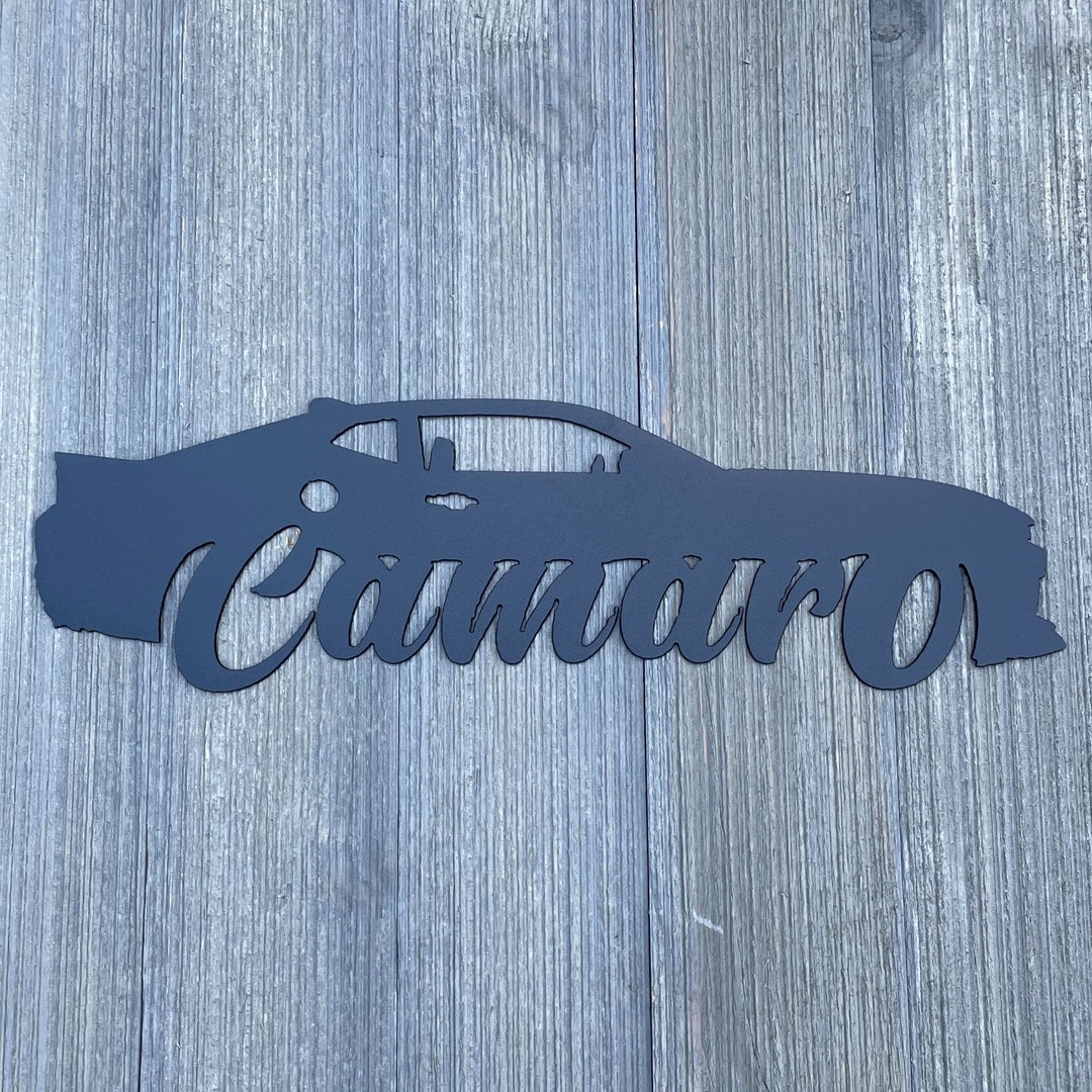 5th Gen Camaro: Metal Sign Cutout (2010-2015) - Etsy