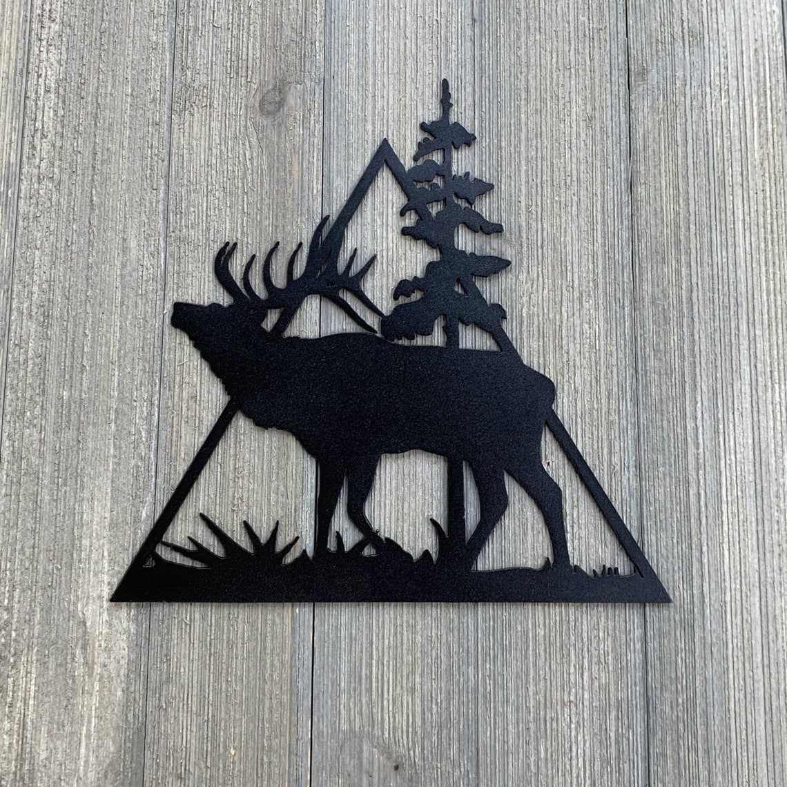 Animal Scene Metal Sign Cutouts Powder Coated Metal - Etsy
