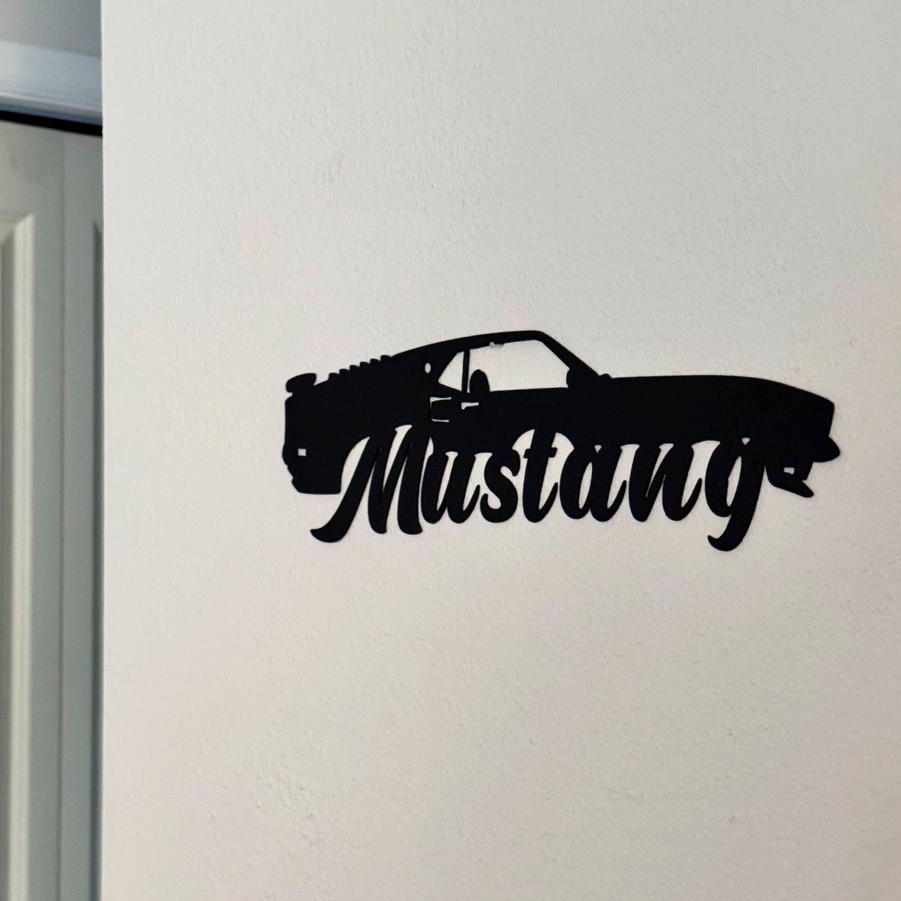 1969–1970 Ford Mustang Fastback Metal Wall Art - Mach 1 – Classic 1st ...