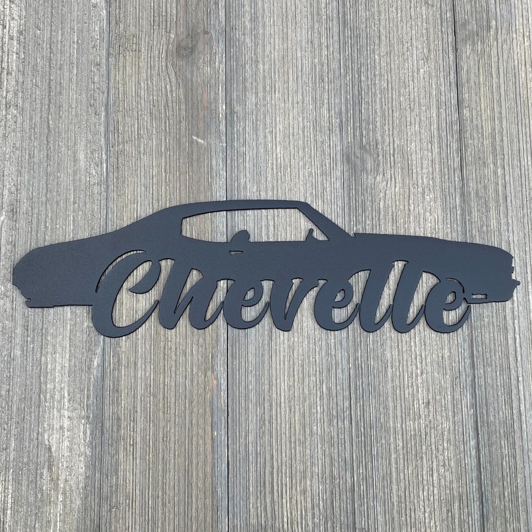 2nd Generation Chevelle - 1968-1972 - Metal Sign Cutout - Etsy