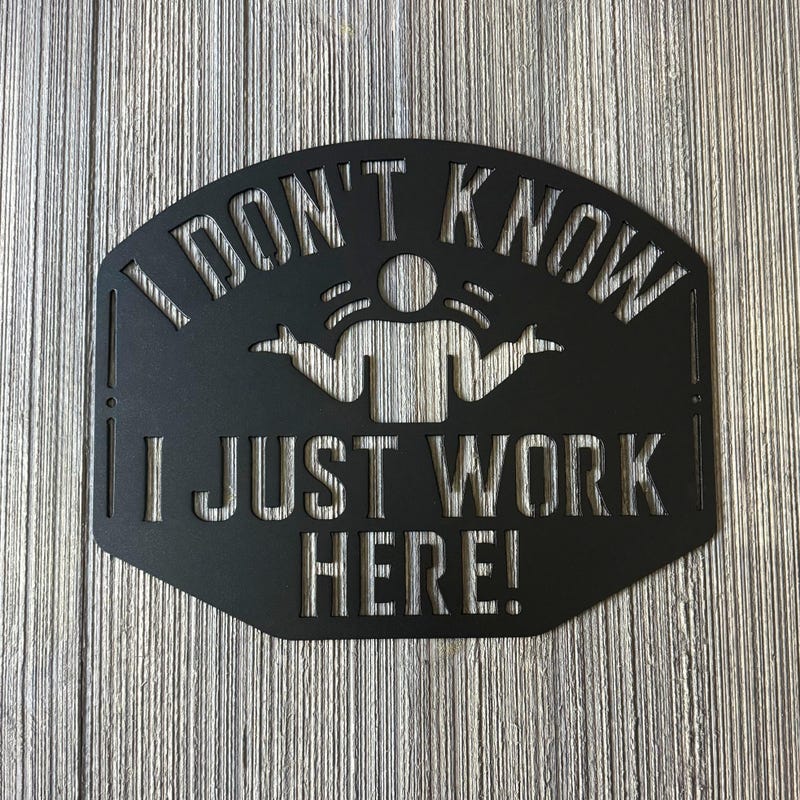 Funny Work Signs - Etsy