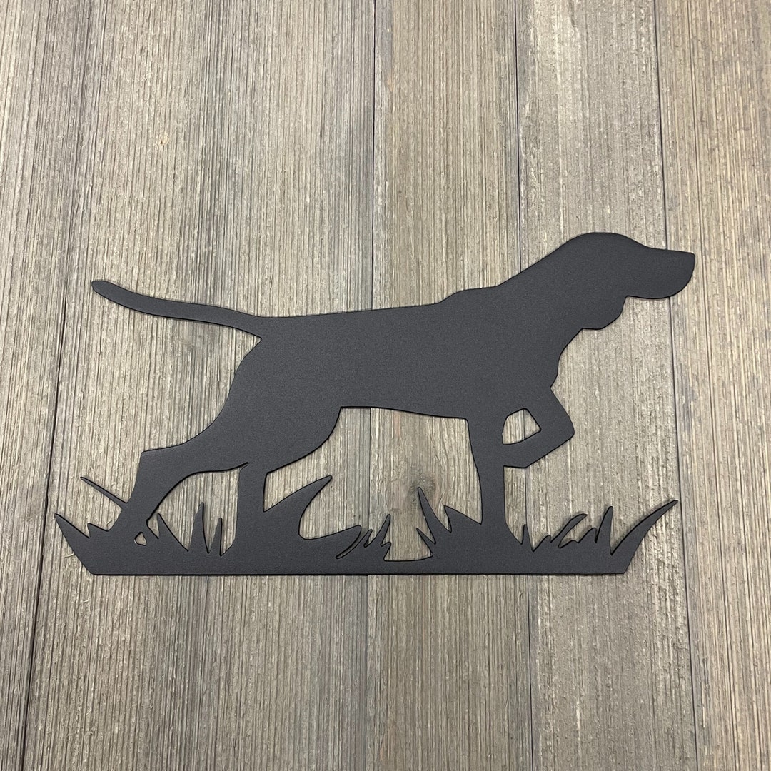 Shorthaired Pointer Metal Sign Cutout - Hunting Dog - Etsy