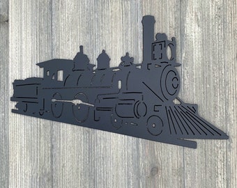 Train Engine Wood Shape Laser Cut Wood Cutout 160472 - Etsy