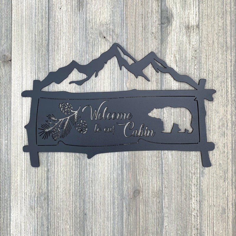 Rustic Cabin Signs - Etsy