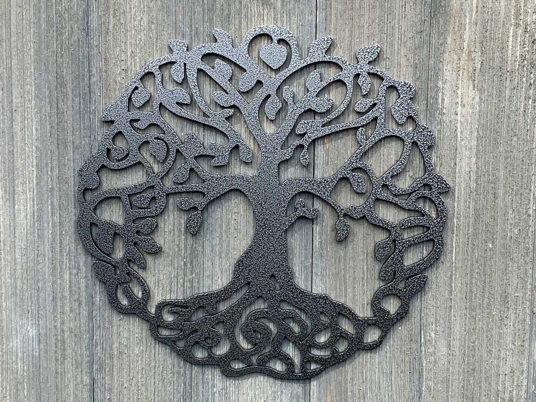 Tree of Life Metal Sign Cutout - Tree of Life Metal Sign - Powder ...