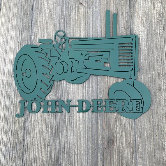 John Deere Tin Sign