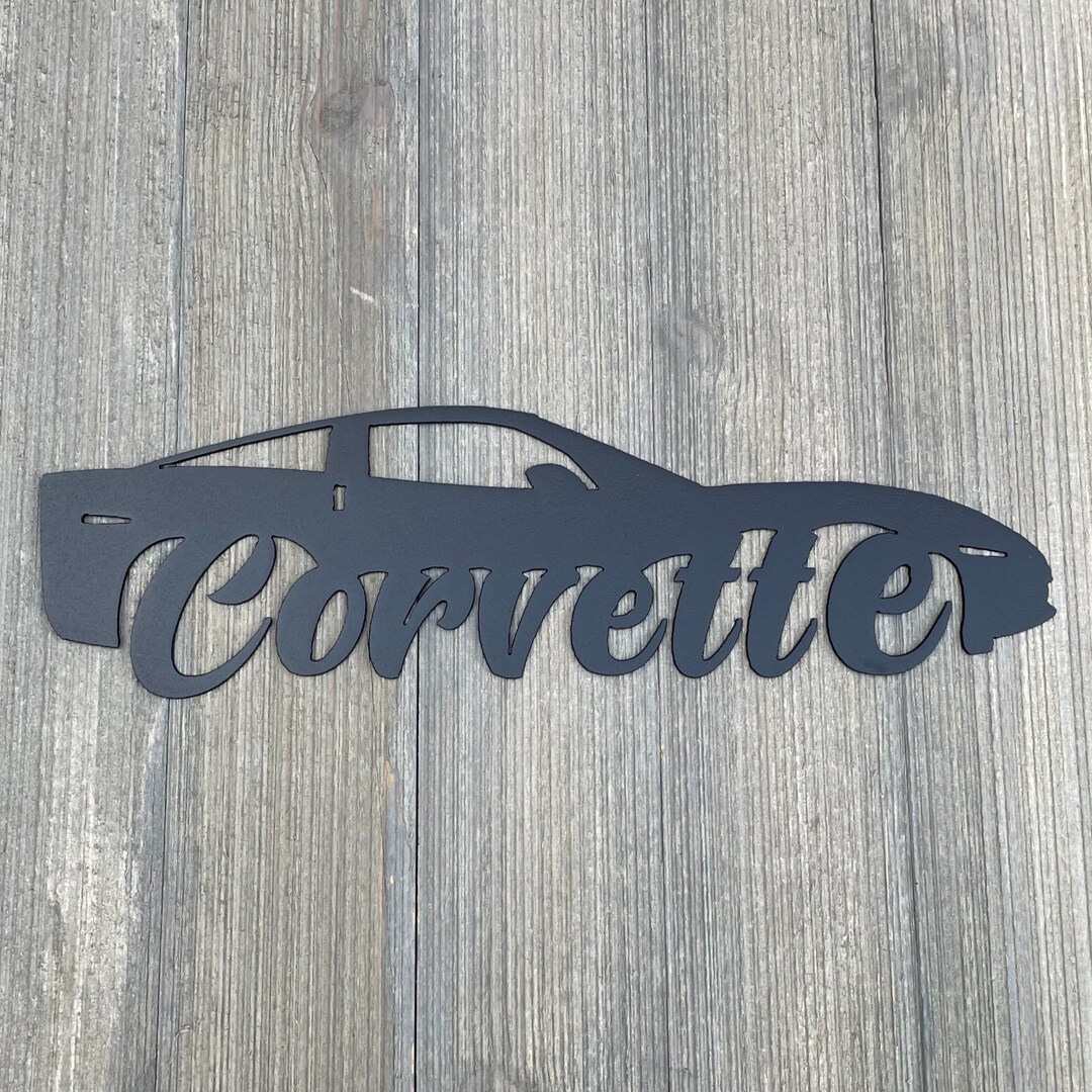 C6 Corvette - 2005-2013 - Metal Sign Cutout - Etsy