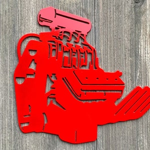 Engine Metal Sign Cutout V8 Engine With Blower Design - Etsy