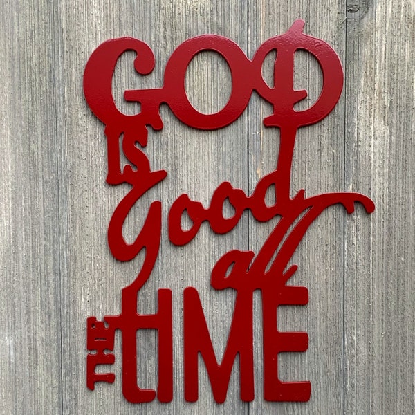 God is Good All the Time Sign - Etsy