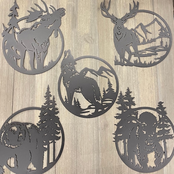 Metal Bison Sign - Etsy