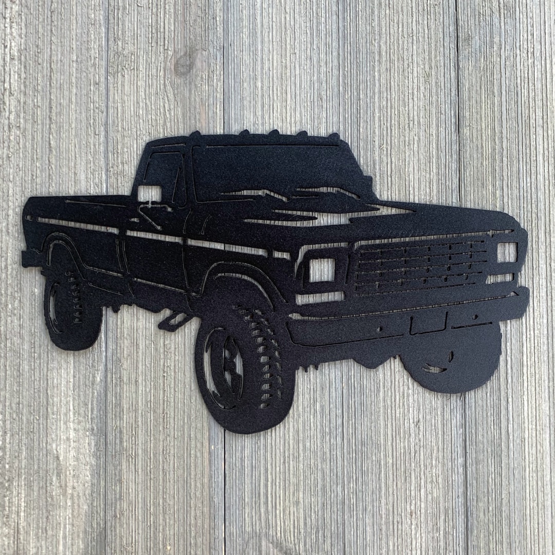 1979 Ford Truck Metal Sign Cutout - '79 Ford Pickup Powder Coated Metal ...