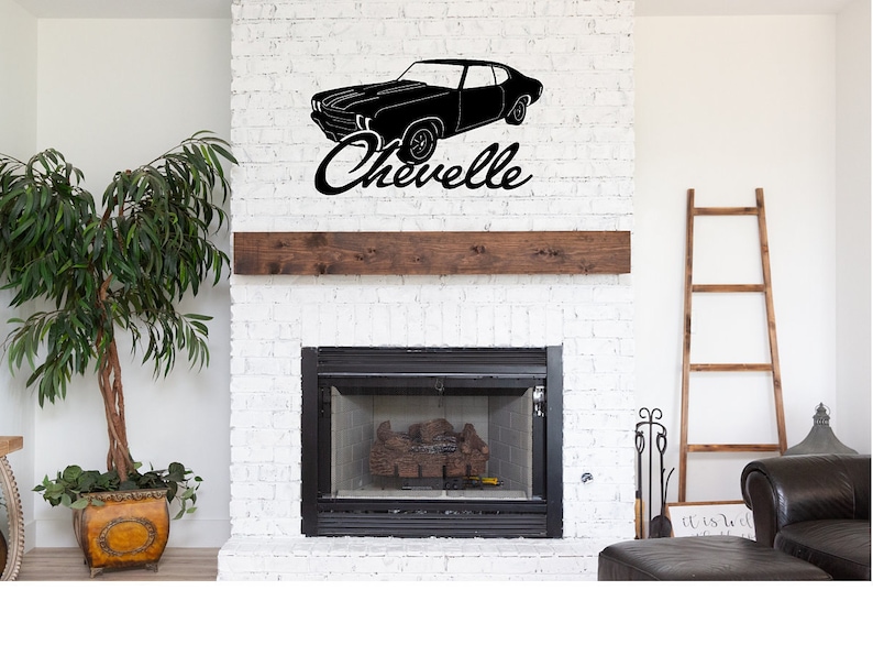 Chevelle Metal Sign Cutout - Chevelle Powder Coated Metal Sign ...