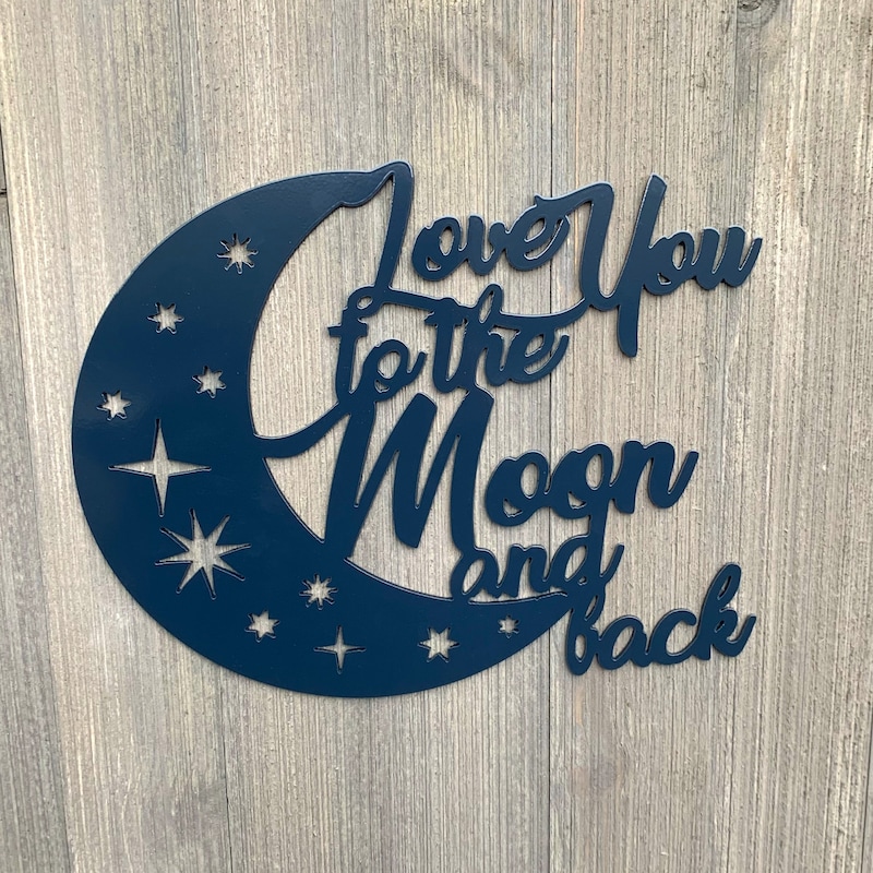 Metal Moon Wall Art - Etsy